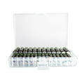 Foto&Tech Clear AA/AAA Plastic Battery Storage Case/Organizer/Holder ...