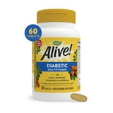 Alive! Diabetic Multivitamin, Nutritional Support for Adults with ...