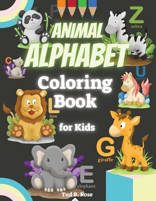 Animal Alphabet Coloring Pages E