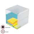Deflecto Stackable Cube Organizer, 6 X 6 X 6, Clear - Walmart.com