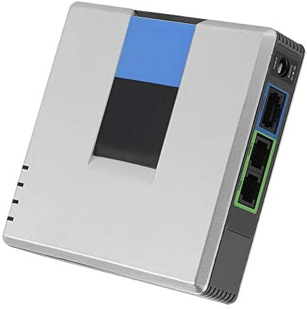 VoIP Phone Adapter,Portable 2 Ports Adapter Internet Phone VoIP Gateway ...