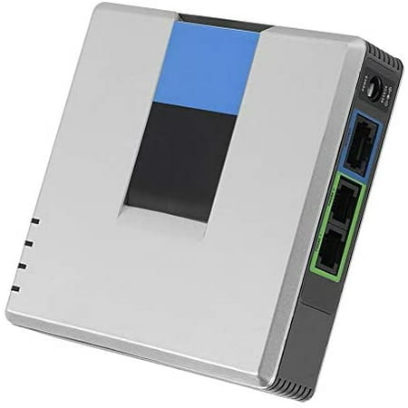 VoIP Phone Adapter,Portable 2 Ports Adapter Internet Phone VoIP Gateway ...