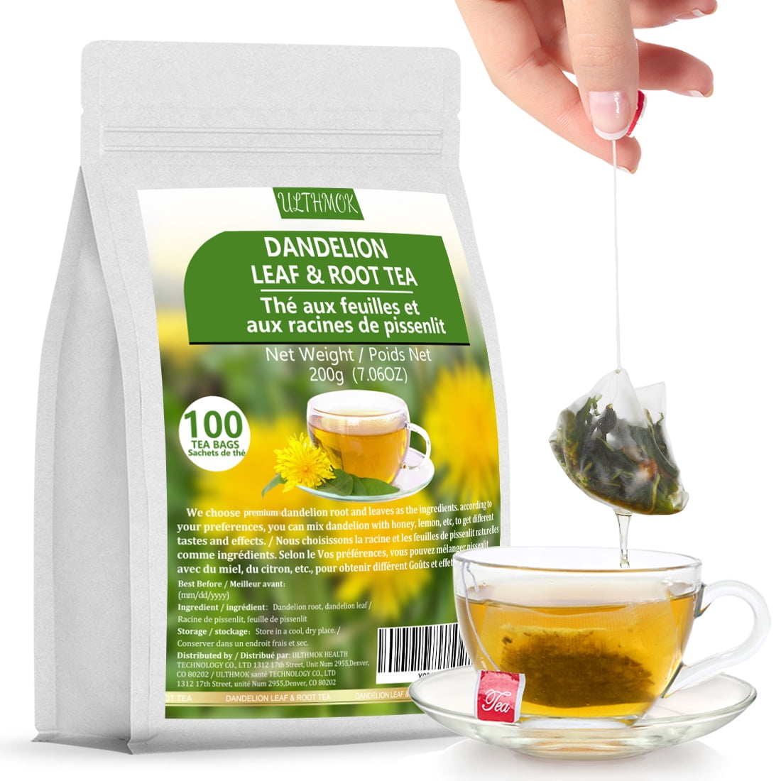 Click here for Ulthmok Dandelion Leaf & Root Tea 100 Tea Bags/7.0... prices