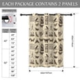 Butterfly and Skull Gothic Pattern Blackout Curtains,Triple Weaved ...