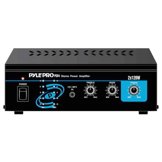 Pyle PCA4 Amplifier, 120 W RMS, 2 Channel - Walmart.com - Walmart.com
