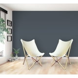 AmeriHome Canvas and Bamboo Butterfly Chair - White - 2 Piece Set ...