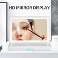 Alarm Clocks Wireless Charging Large Display Mirror Electronic Clocks ...