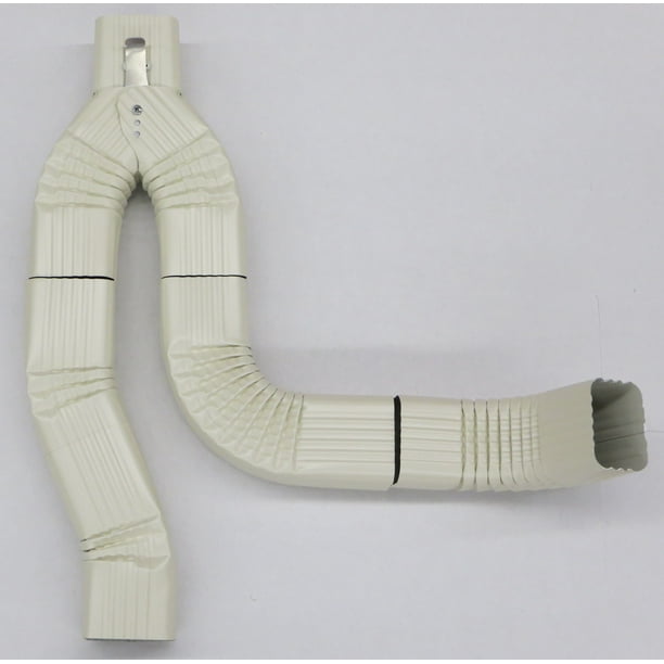 Offset Downspout Diverter for Rain Barrels (2X3, ALMOND) - Walmart.com ...