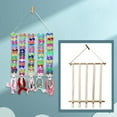 Wood Hair Bows Holder, Large Capacity Clips Hanger, Children Accessory ...