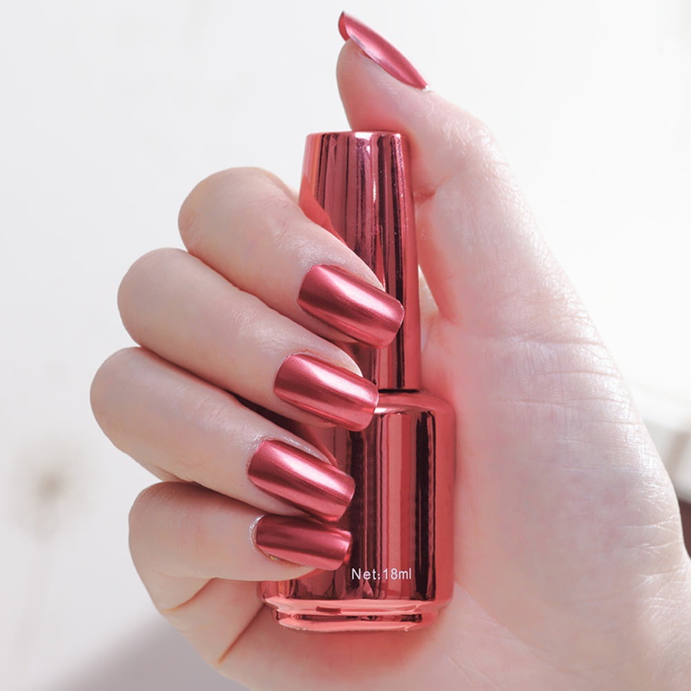 18ml Mirror Nail Polish, Bright Colorful Nail Polish for Nail Art ...
