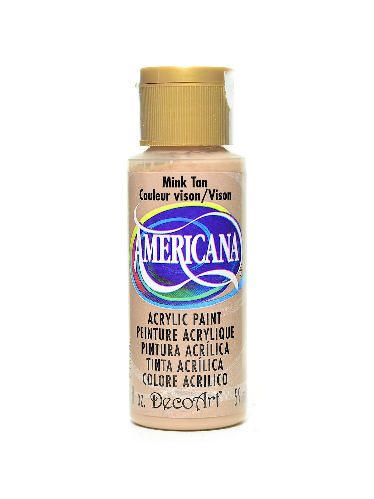Americana Acrylic Paints mink tan, 2 oz. (pack of 8) - Walmart.com