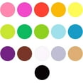 3/4" Round Dot Stickers, 2240 Pcs, 16 Colors, Color Coding Circle ...