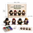 3D Beaded DIY Craft Bead Kit Hip Hop Gnome Set With Beads String Tools ...
