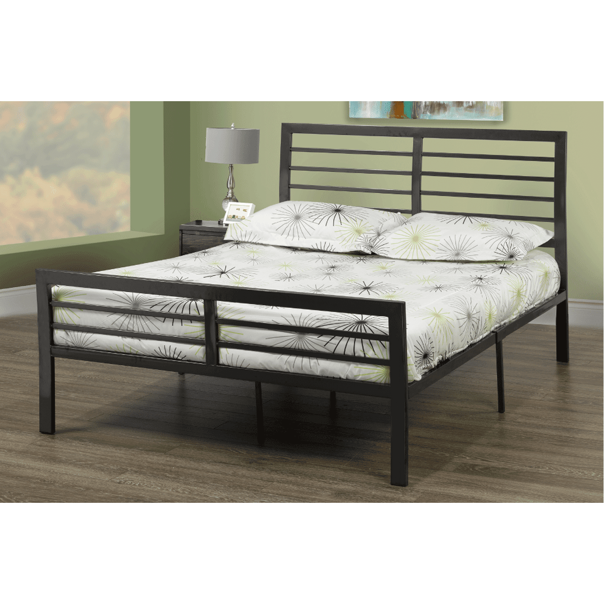 Click here for Titus Kurtis Charcoal Finish Metal Frame Platform... prices