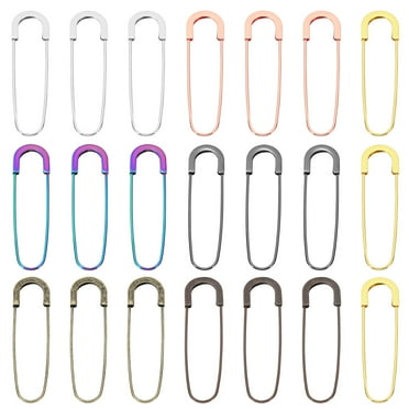 Uxcell 2.17 inch Large Metal Sewing Pins Safety Pins for Office Home ...