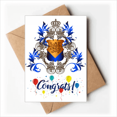 medieval knights of eu crown emblem shield Wedding Cards ...