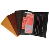 Genuine cowhide leather simple basic check Book cover 156 CF - Walmart.com