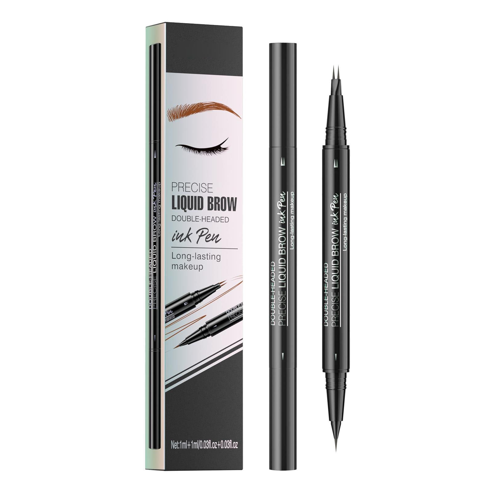 Clearance Double-Headed 2-Claw Eyebrow Pencil, Fenull Curved Eyebrow ...