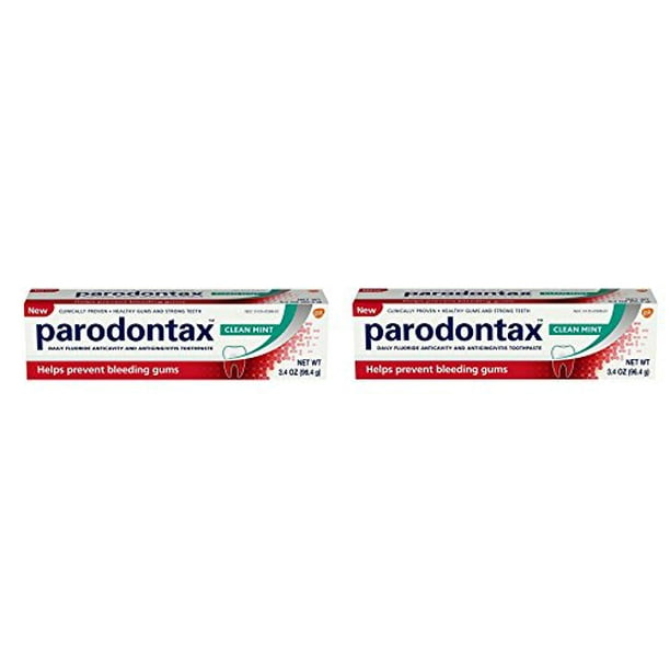 Parodontax Clean Mint jgHSwk Toothpaste for Bleeding Gums, 3.4 Ounce, 2 ...