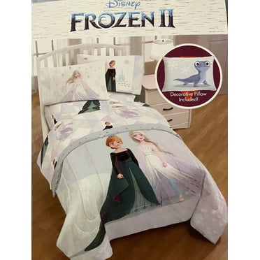 Disney Frozen Full Size Bedding Set - Reversible Comforter and 4 Piece ...