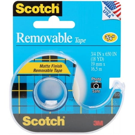 Scotch Removable Tape Matte .75"X650" 224 3M | Walmart Canada