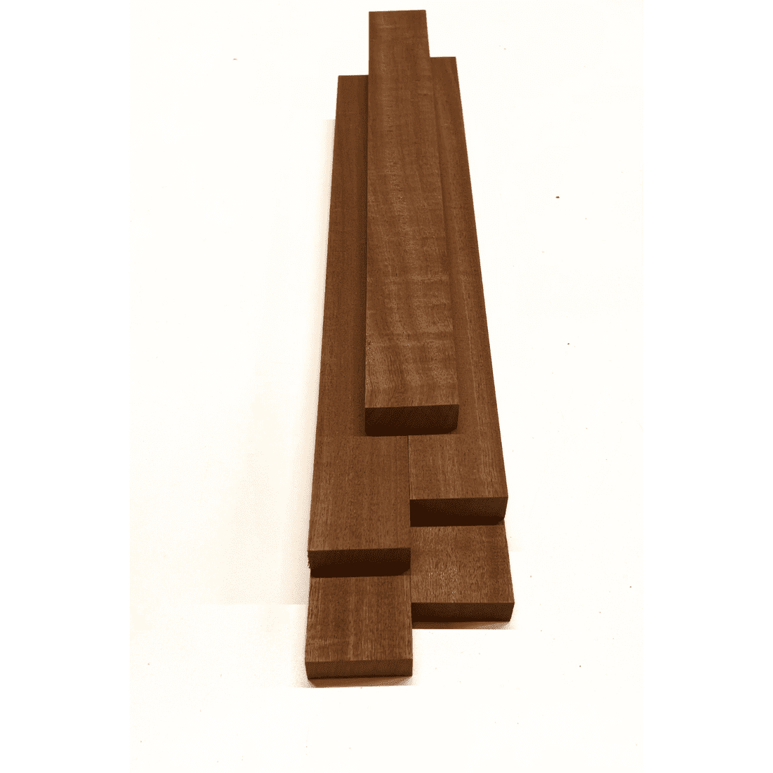Quilted Curly Sapele 3/4 Lumber Boards/Cutting Board Blocks 3/4" x 2" x ...