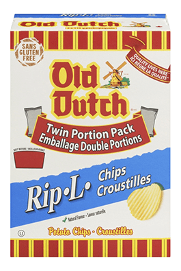 Old Dutch Rip-L Boxed Potato Chips 220g/7.8oz. (Imported from Canada ...