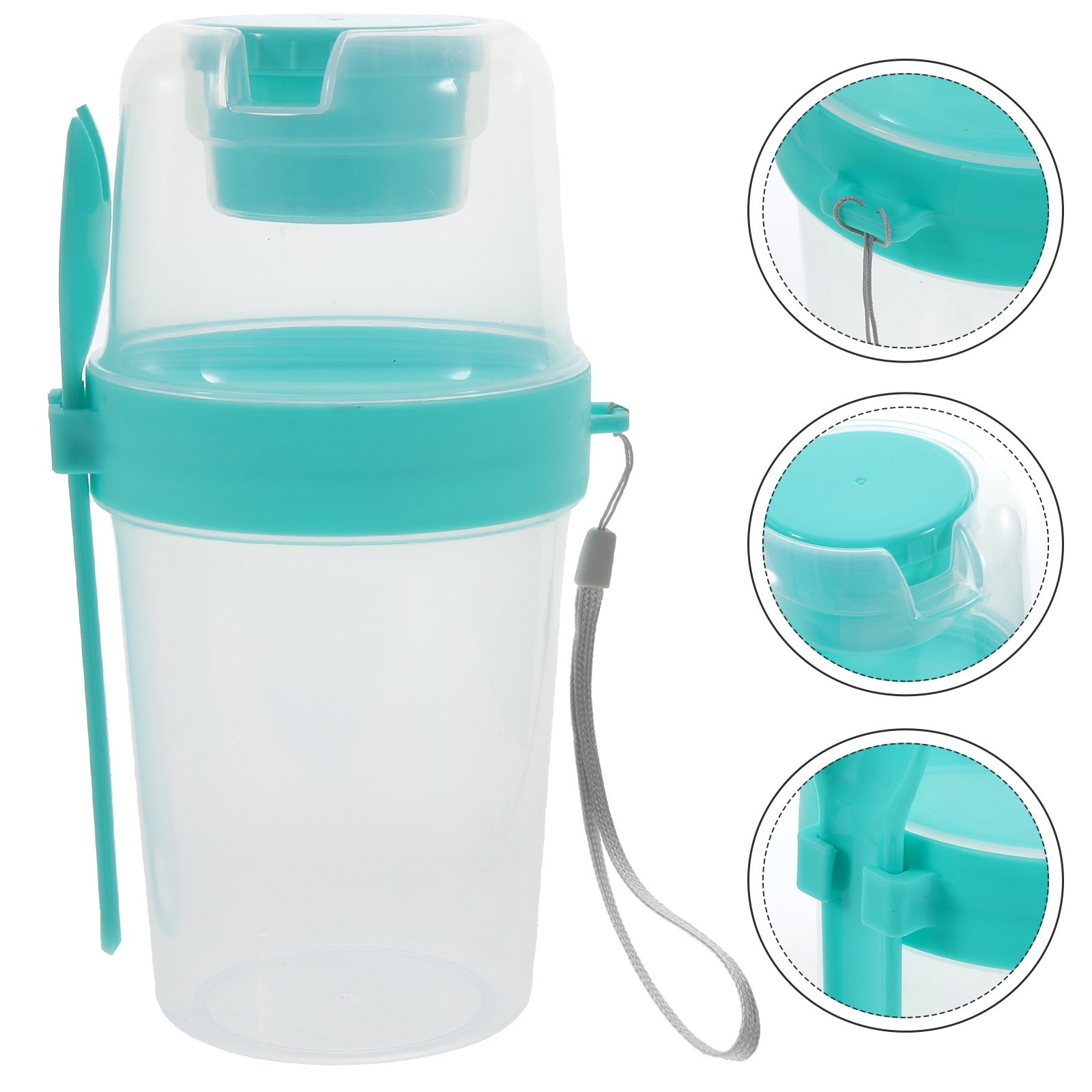Click here for Festfends 1 Set Of Overnight Oats Jars With Lids G... prices