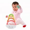 Spark Create Imagine 6-Piece Stacking Rainbow Cloud Toy, for Age Group ...