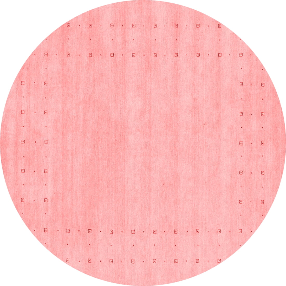 Ahgly Company Indoor Round Solid Red Modern Area Rugs, 8' Round ...