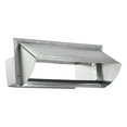 Lambro 106R 3.25-In. x 10-In. Aluminum Wall Cap - Walmart.com