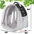Halinfer Extra Pack Carry Bag: Expandable Cat Backpack Carrier for ...