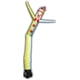 20ft Inflatable Tube Man Guy Puppet Dancer Wind Waver, Clown (Yellow ...