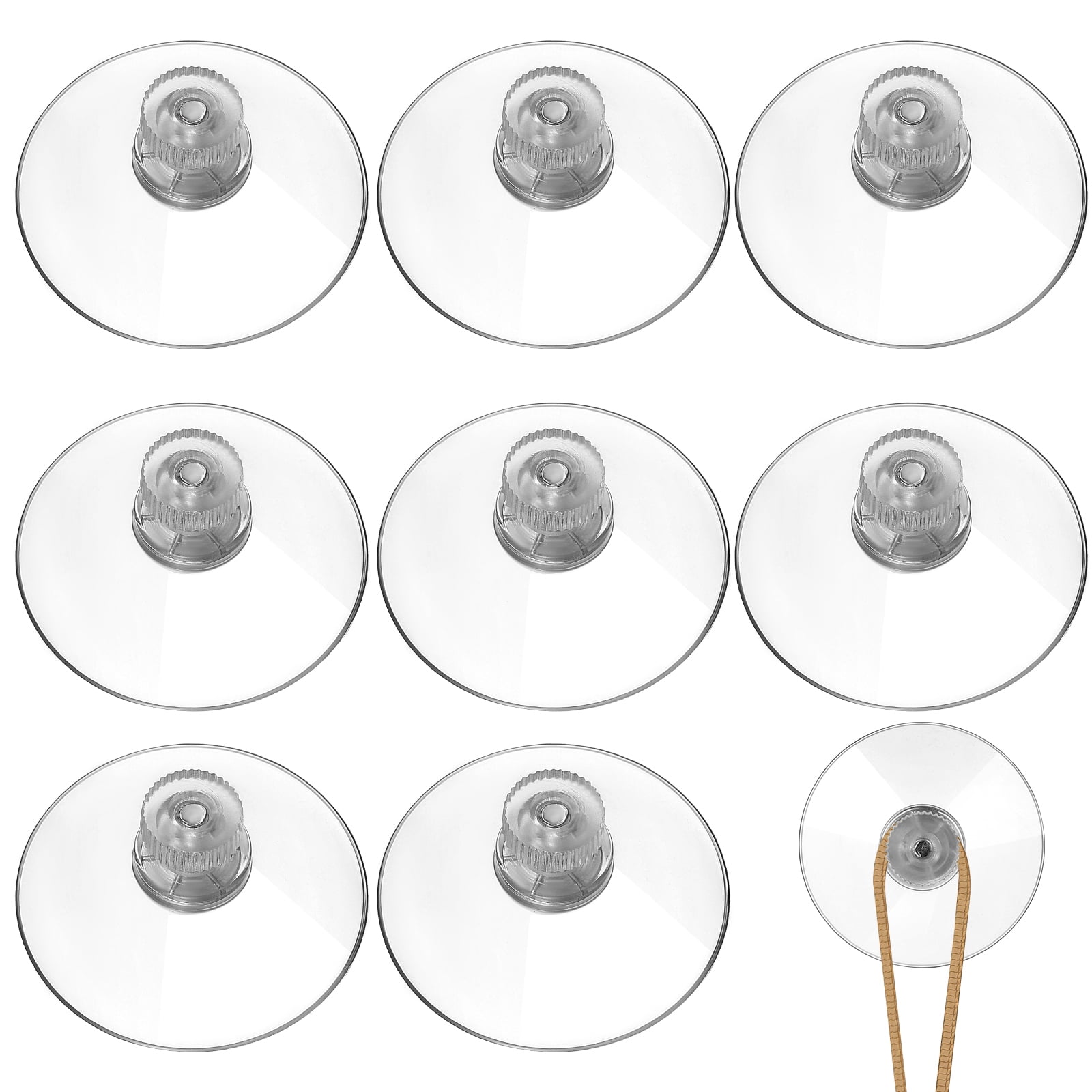 Click here for Har Adhesive 8pcs Suction Cups Clear Suction Pads... prices