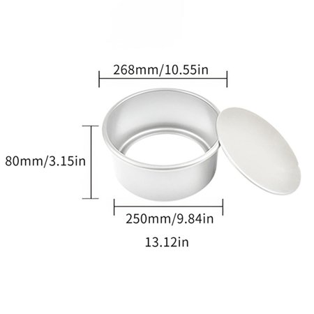 10inch Aluminum Alloy Round Cake Pan with Detachable Bottom Non ...