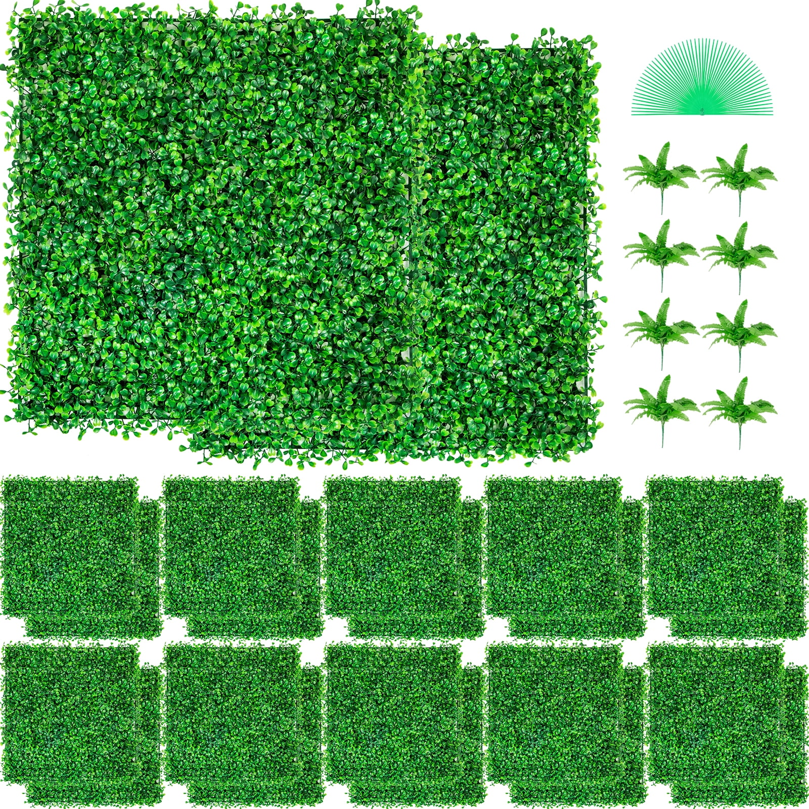 Click here for Vevor 24pcs 20X20 Artificial Boxwood Panels boxwoo... prices
