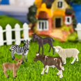 Miarnea Enthralling Realistic Forest Animal Figurine Set - Miniature ...