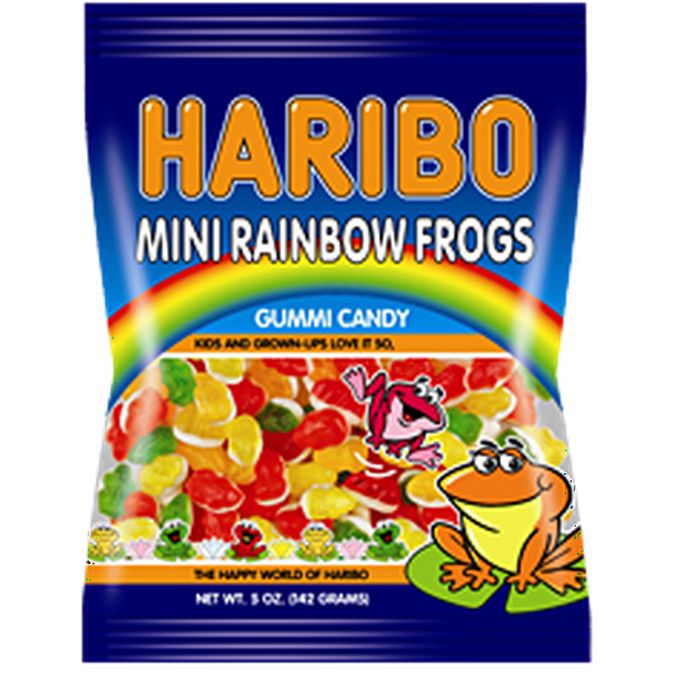 Haribo Mini Rainbow Frogs, 5 Oz. - Walmart.com - Walmart.com