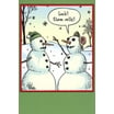 Nobleworks Snowman Sneeze Stan Eales Humorous / Funny Christmas Card ...