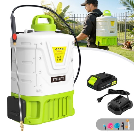 Ryobi ONE+ 18V Cordless 2 Gal. Chemical Sprayer, Backpack, Extra Tank ...