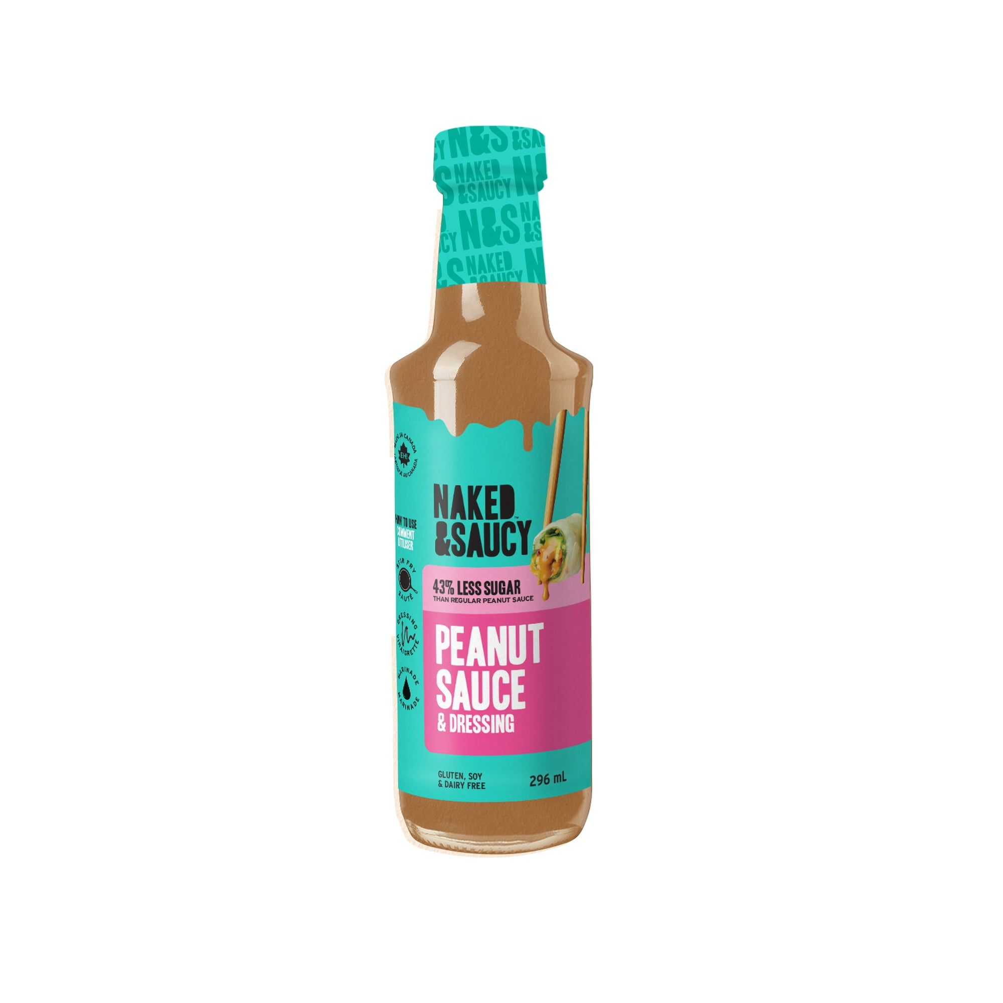 Click here for Naked & Saucy Low Sugar Peanut Sauce  296ml 296ml prices