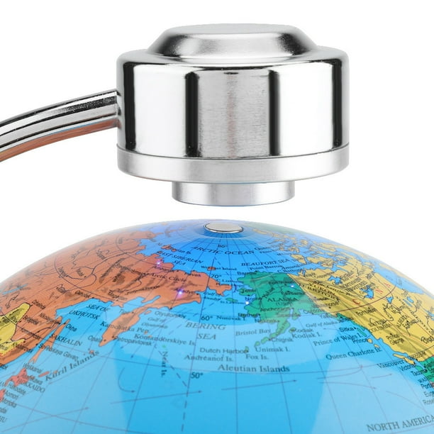 Floating Globe, Blue Rotating Planet Earth Ball For Office Desk Display ...