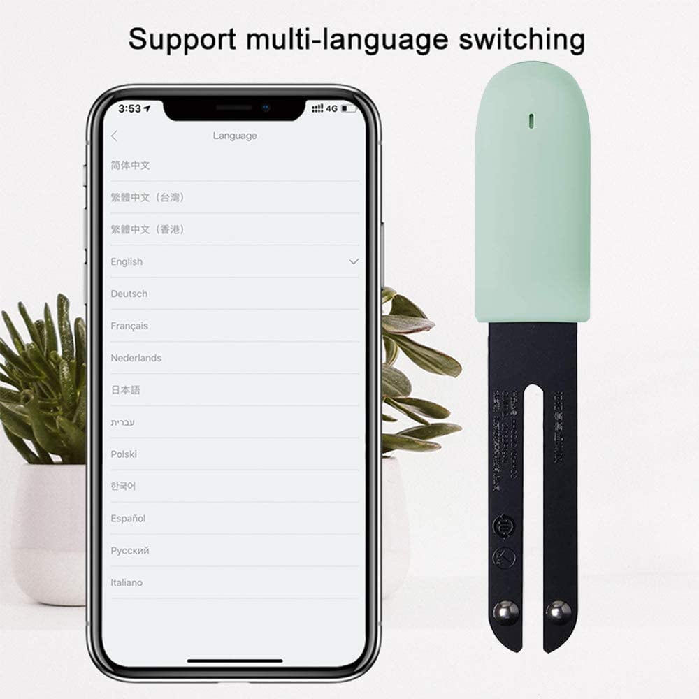 Plant Monitor Smart Plant Tracker Soil Moisture Meter Tester Nutrient ...
