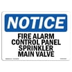 SignMission OS-NS-A-1218-L-12523 12 x 18 in. OSHA Notice Sign - Fire ...