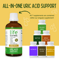 LIFE TONES Uric Acid Support Liquid Supplement, 3.38 Fl Oz, Joint ...