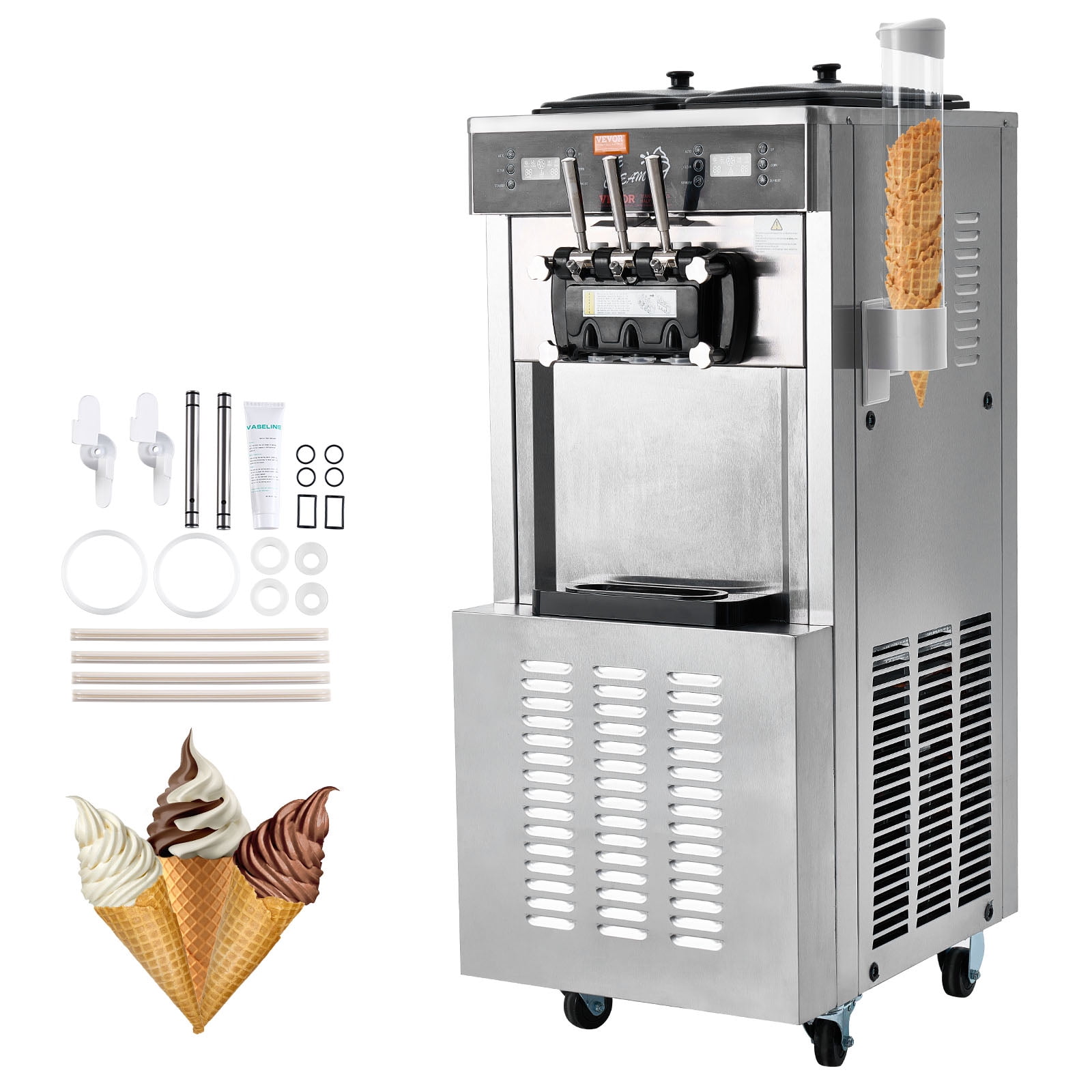 Click here for Vevor Commercial Ice Cream Machine  34-44 L/H Yiel... prices