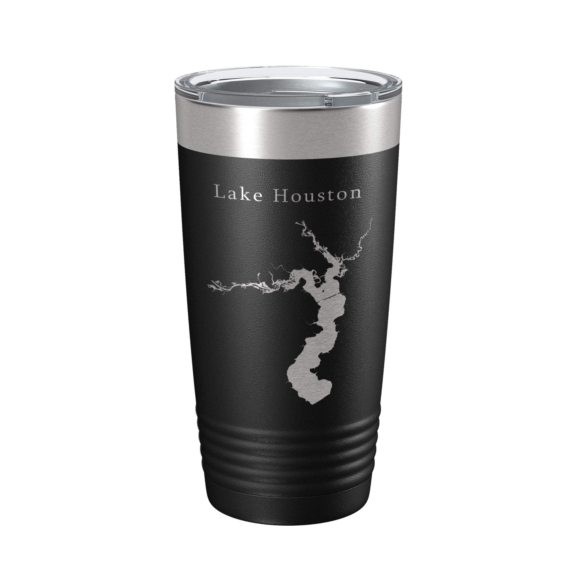 Lake Houston Map Tumbler Travel Mug Insulated Laser Engraved Coffee Cup ...
