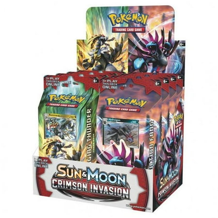 The Pokemon PKU81255 Sun & Moon 4 Crimson Invasion TD Card Games ...