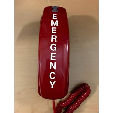 Hqtelecom EMERGENCY HOTLINE DIALER WALL-MOUNTED PHONE - BLACK - Walmart.com