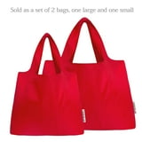 Wrapables Large & Small Foldable Tote Nylon Reusable Grocery Bags, Set ...